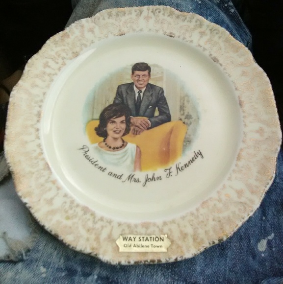 John F. Kennedy | Other | President And Mrs John F Kennedy Plate | Poshmark